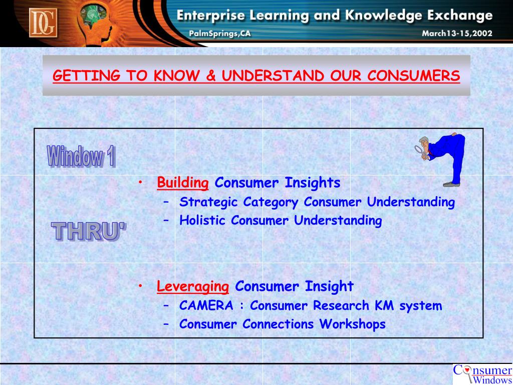 PPT - A Knowledge Management System for Bringing Consumers into the ...