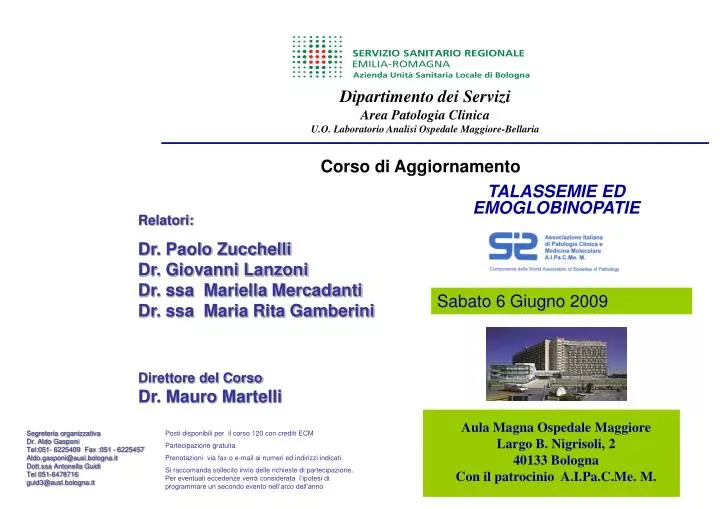 PPT - Corso di Aggiornamento PowerPoint Presentation, free download ...