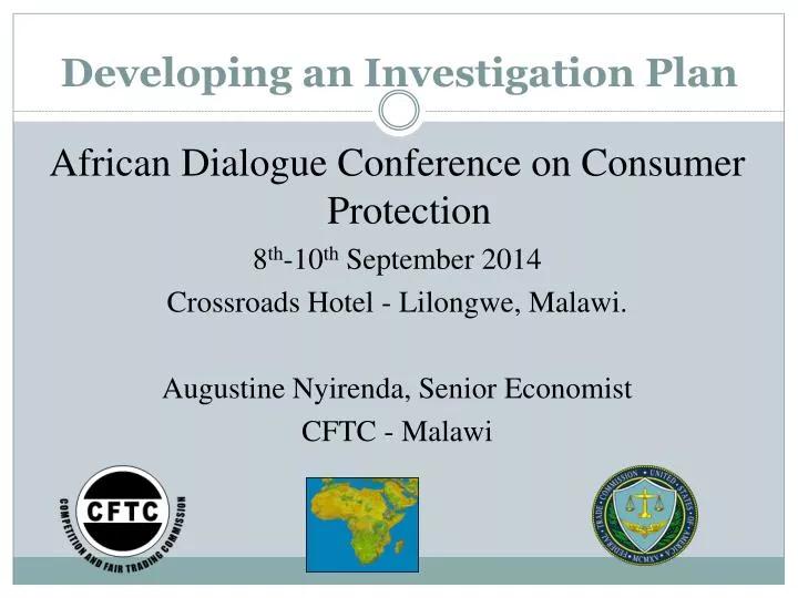 PPT - Developing an Investigation Plan PowerPoint Presentation, free ...