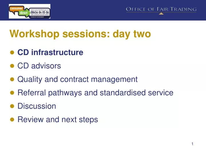 PPT - Workshop sessions: day two PowerPoint Presentation, free download ...