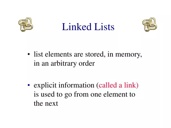 PPT - Linked Lists PowerPoint Presentation, free download - ID:5525580