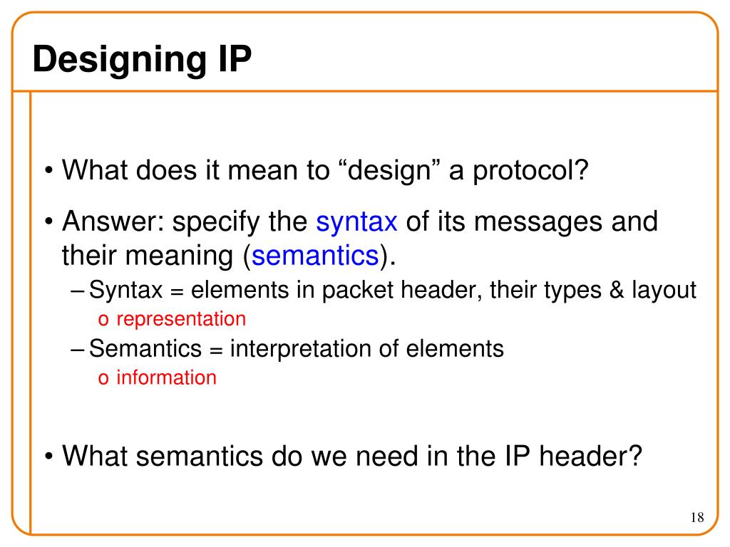 PPT - Networking Design Basics: IP and Communication Networks Overview ...