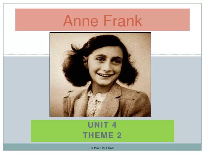 PPT - Anne Frank PowerPoint Presentation, free download - ID:5527522