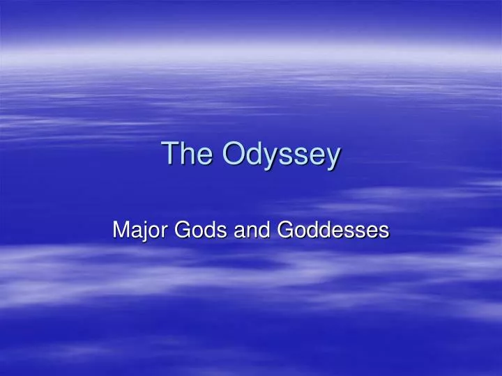 PPT - The Odyssey PowerPoint Presentation, free download - ID:5527837