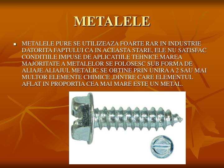 PPT - REFERAT LA TEHNOLOGIE PowerPoint Presentation - ID:5528154