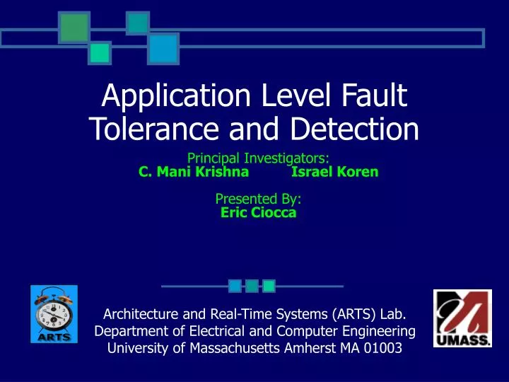 Ppt Application Level Fault Tolerance And Detection Powerpoint Presentation Id 5529496