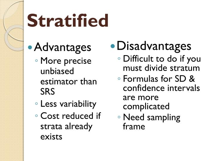 Stratified Sample