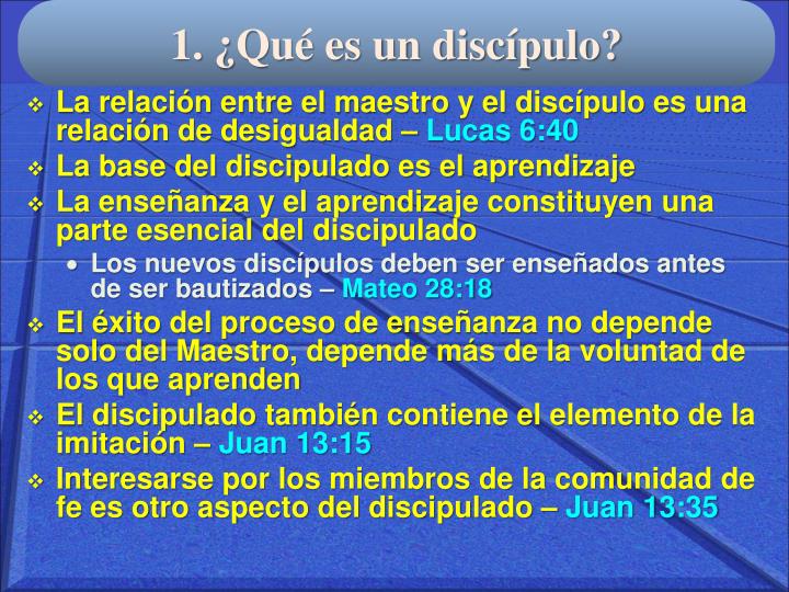 PPT - El discipulado PowerPoint Presentation - ID:5530579
