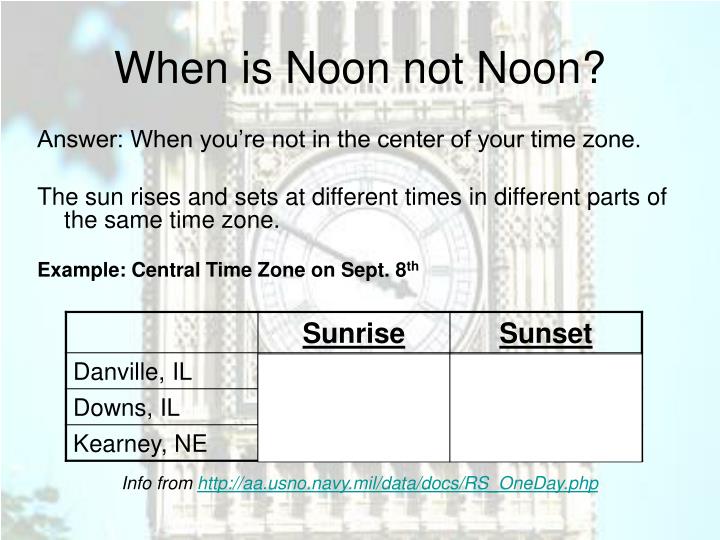 PPT - The Sky as Clock and Calendar PowerPoint Presentation - ID:5530829