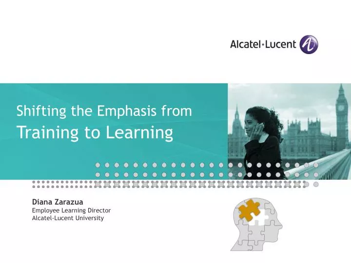 PPT - Shifting the Emphasis from Training to Learning PowerPoint ...