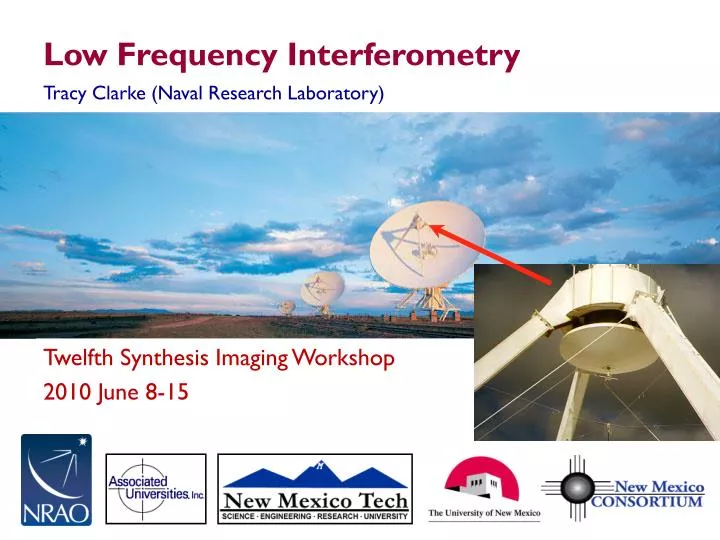 PPT - Low Frequency Interferometry PowerPoint Presentation, free ...