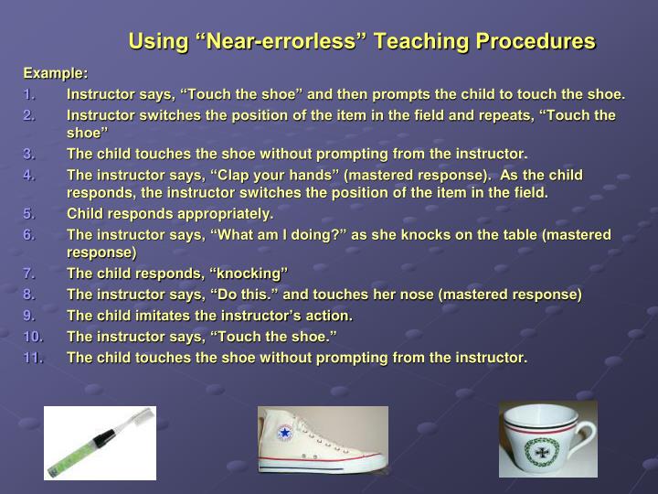 PPT - Two Models of Discrete Trial Teaching Used with Children with ...