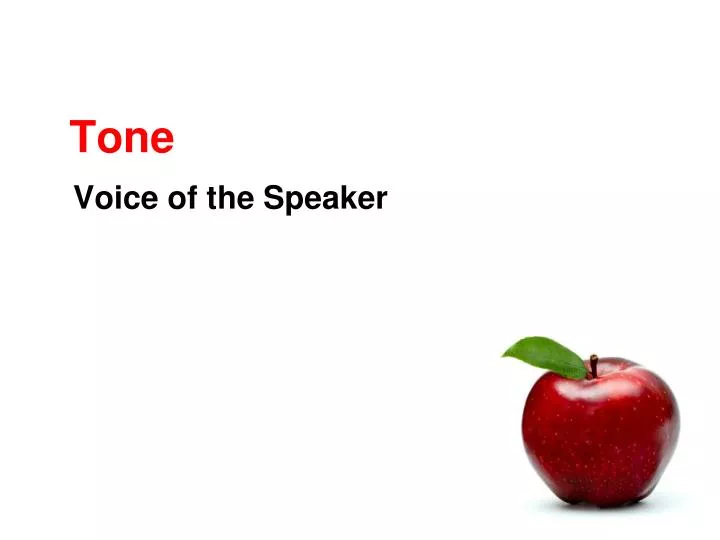 PPT - Tone PowerPoint Presentation, free download - ID:5534520