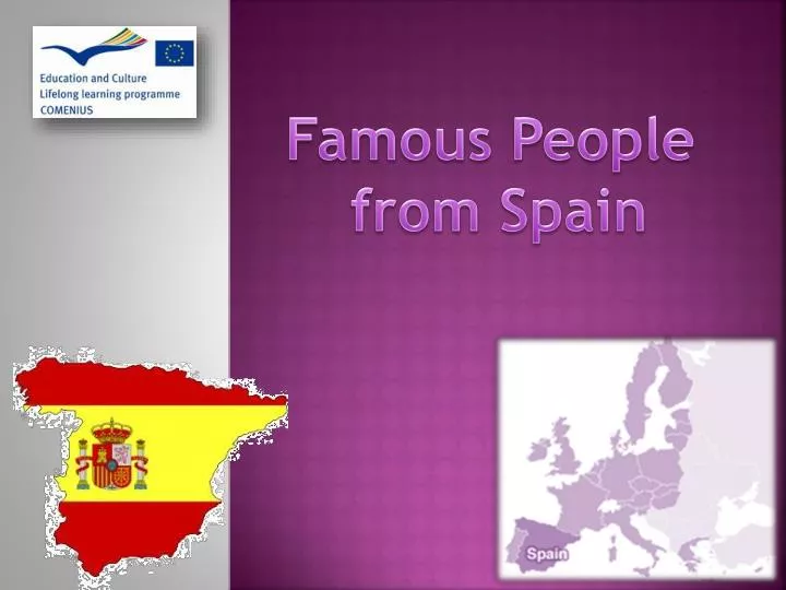 PPT - Famous People from Spain PowerPoint Presentation, free download ...