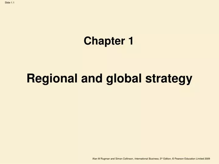 PPT - Regional and global strategy PowerPoint Presentation, free ...