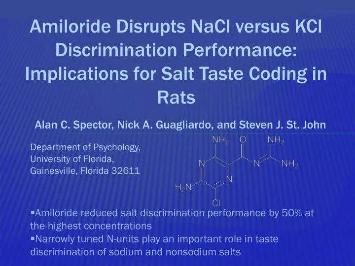 PPT - Alan C. Spector , Nick A. Guagliardo , and Steven J. St. John ...