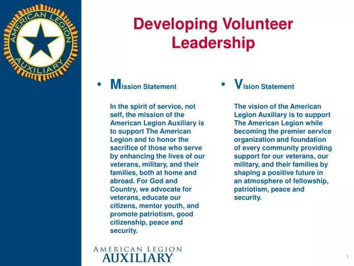 PPT - Developing Volunteer Leadership PowerPoint Presentation, free ...