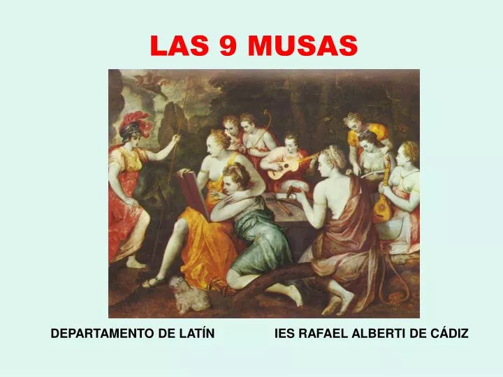 PPT - LAS 9 MUSAS PowerPoint Presentation, free download - ID:5536029