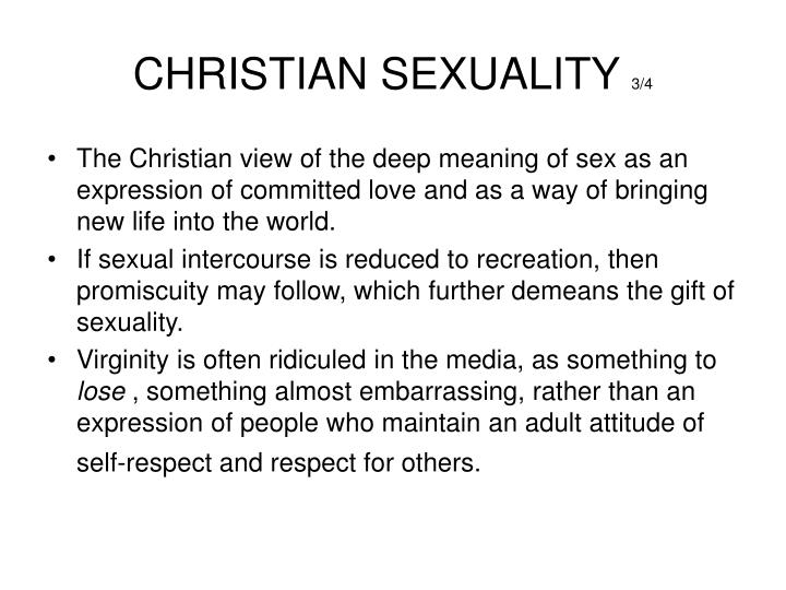 Ppt Christianity Premarital Sex Extra Marital Relationships And