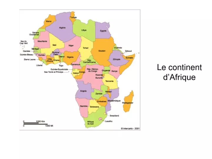 PPT - Le continent d’Afrique PowerPoint Presentation, free download ...