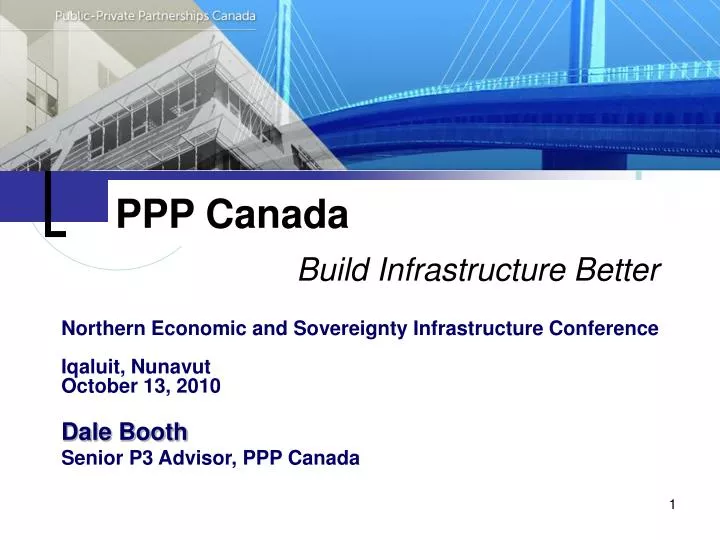 PPT - PPP Canada PowerPoint Presentation, free download - ID:5537723
