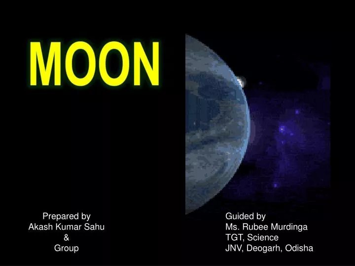 PPT - MOON PowerPoint Presentation, free download - ID:5538508