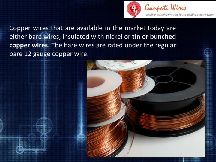 PPT - Tinned Copper Wire vs Bare Capper wire PowerPoint Presentation ...