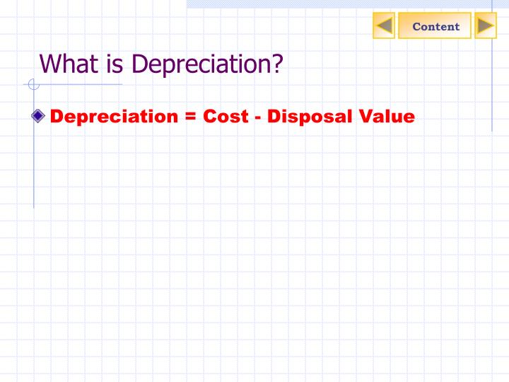 PPT - DEPRECIATION PowerPoint Presentation - ID:5539048