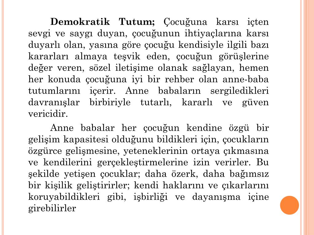 PPT - Anne baba tutumu Hazırlayan; Fatma mutlu 07129036 PowerPoint ...