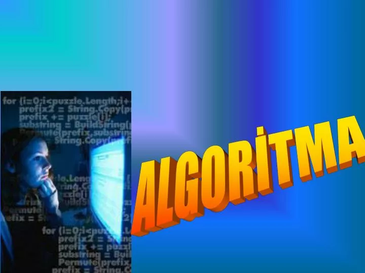 PPT - ALGORİTMA PowerPoint Presentation, free download - ID:5540391