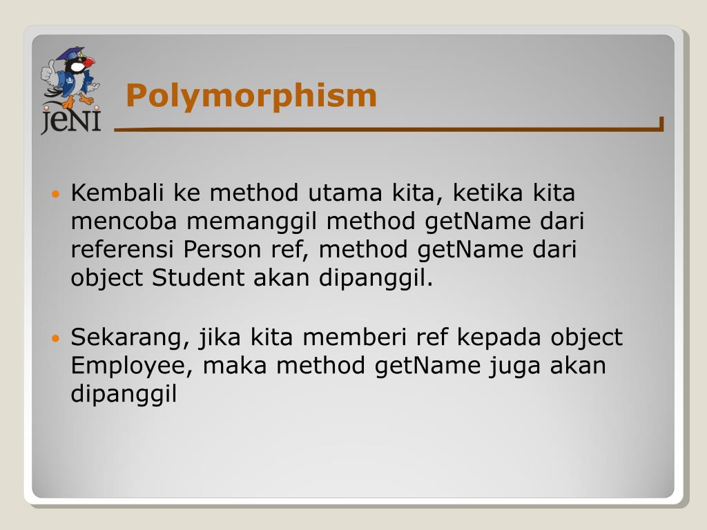 Ppt Encapsulation Inheritance Polymorphism Dan Interface