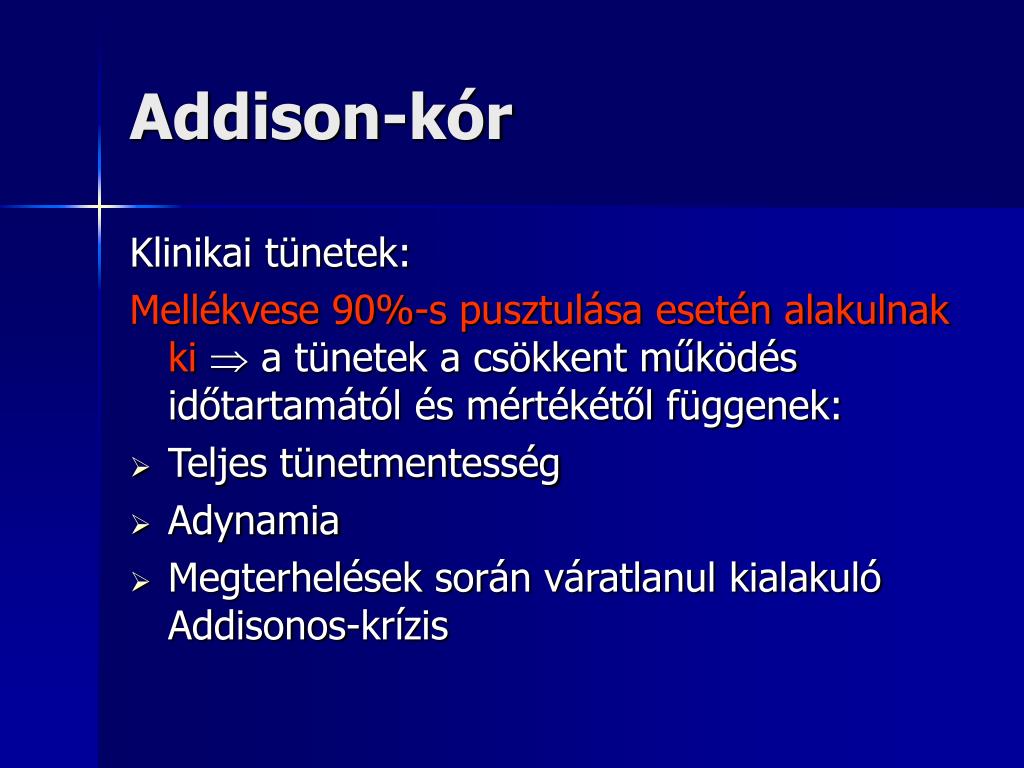 PPT - Mellékvese betegségek PowerPoint Presentation, free download - ID ...