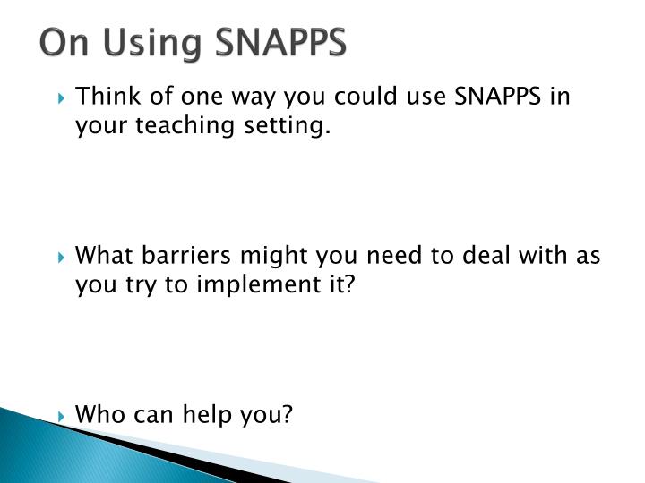 PPT - SNAPPS – Expressing Clinical Reasoning and Uncertainties during ...