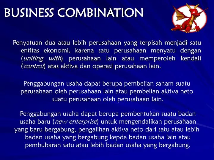 PPT - BUSINESS COMBINATION PowerPoint Presentation, free download - ID:5544897