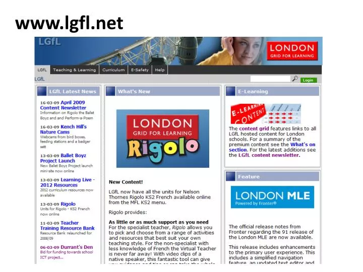 PPT - lgfl PowerPoint Presentation, free download - ID:5545506