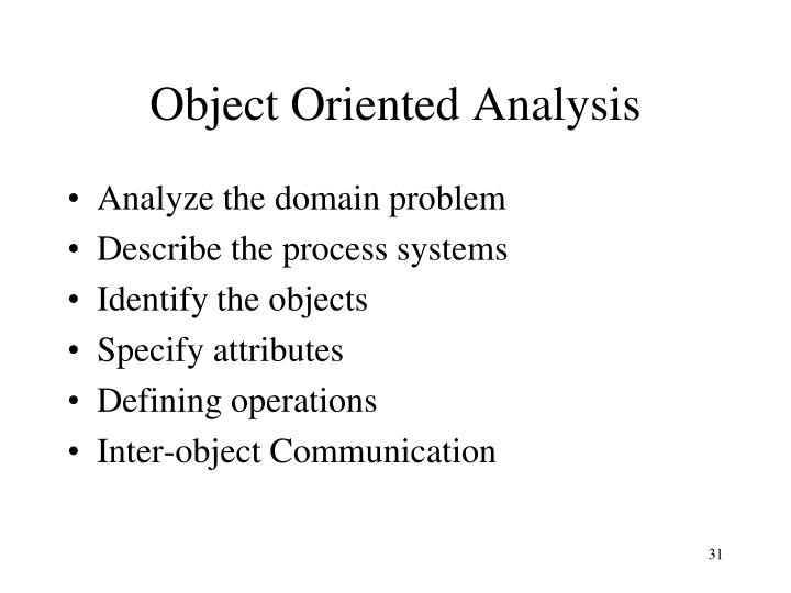 PPT - Object Oriented Analysis & Design (OOAD) PowerPoint Presentation - ID:5545805