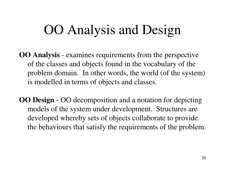 PPT - Object Oriented Analysis & Design (OOAD) PowerPoint Presentation - ID:5545805