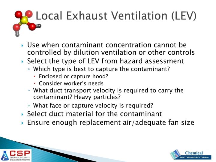 PPT - General and Local Exhaust Ventilation PowerPoint Presentation ...