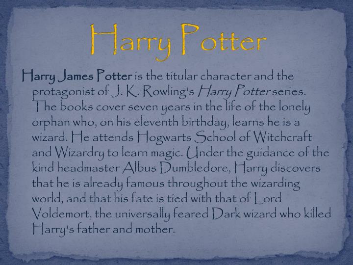 PPT - Harry Potter and the Sorcerer’s Stone PowerPoint Presentation ...