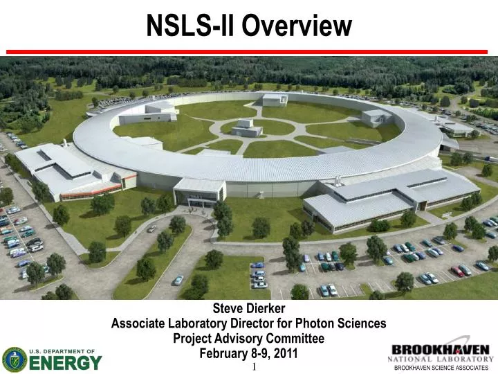 PPT - NSLS-II Overview PowerPoint Presentation, free download - ID:5546235