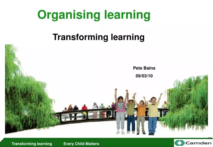 PPT - Organising learning PowerPoint Presentation, free download - ID ...