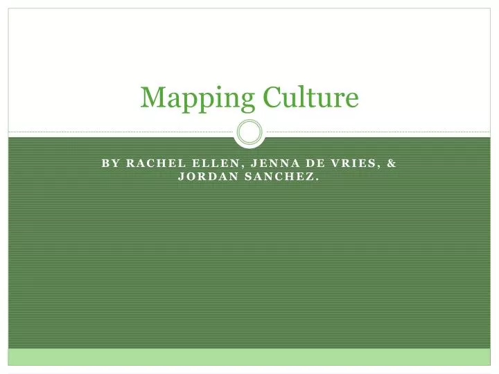 PPT - Mapping Culture PowerPoint Presentation, free download - ID:5546685