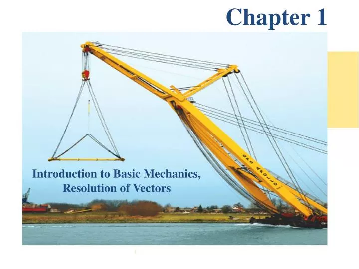 PPT - Introduction to Basic Mechanics, Resolution of Vectors PowerPoint ...