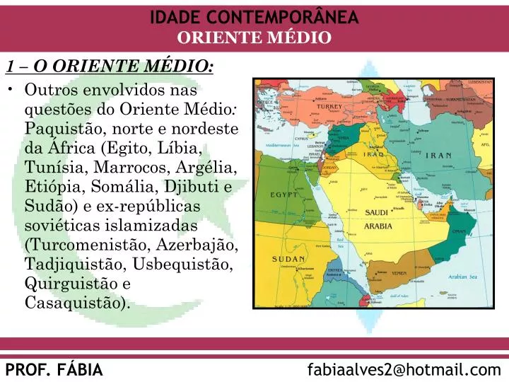 PPT - 1 – O ORIENTE MÉDIO: PowerPoint Presentation, free download - ID:5548081