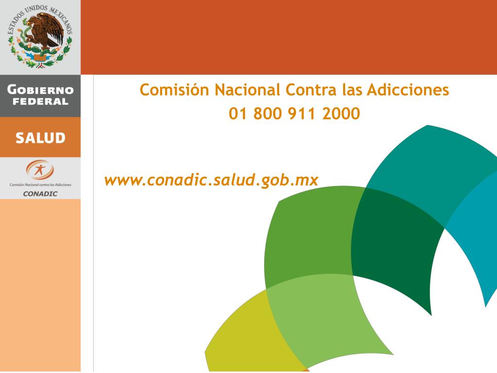 Ppt Comisión Nacional Contra Las Adicciones Powerpoint Presentation