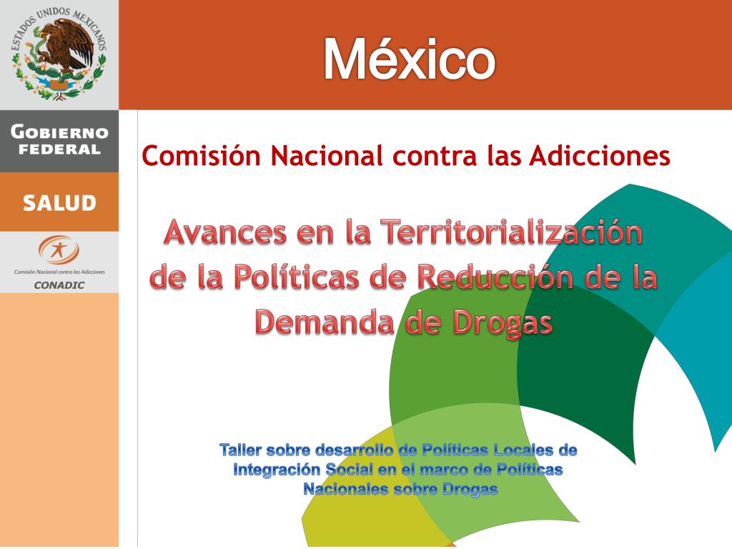 Ppt Comisión Nacional Contra Las Adicciones Powerpoint Presentation