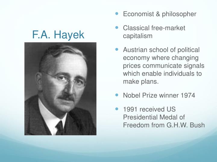 PPT - Friedrich August Hayek PowerPoint Presentation - ID:5548990