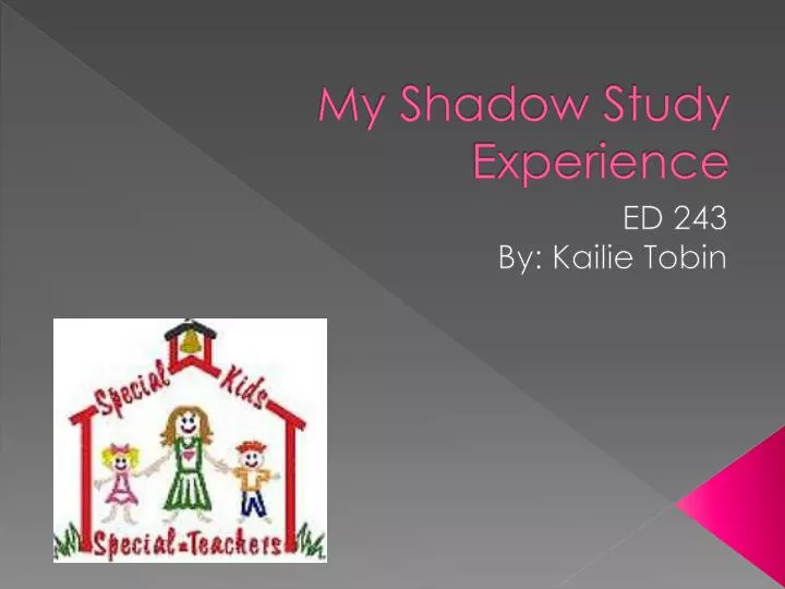 PPT - My Shadow Study Experience PowerPoint Presentation, free download ...