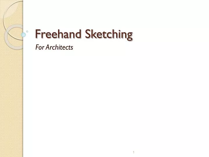 PPT - Freehand Sketching PowerPoint Presentation, free download - ID ...