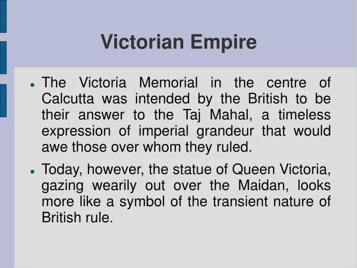 PPT - Victorian Empire PowerPoint Presentation, free download - ID:5553293
